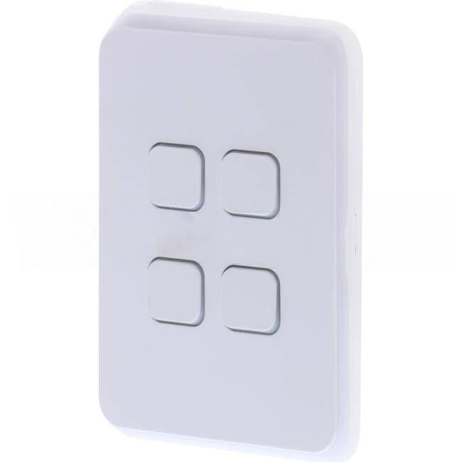 Clipsal 10 Amp 4 Gang ICONIC Vertical Internal Powerpoint Waterproof I ...
