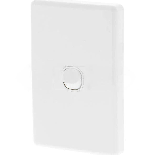 Clipsal 10 Amp CLASSIC C2000 1 Gang Vertical Internal Rocker Switch Wh ...
