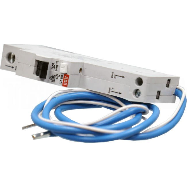 ABB 16 Amp Miniature Circuit Breaker & Residual Current Device MCB/RCD ...