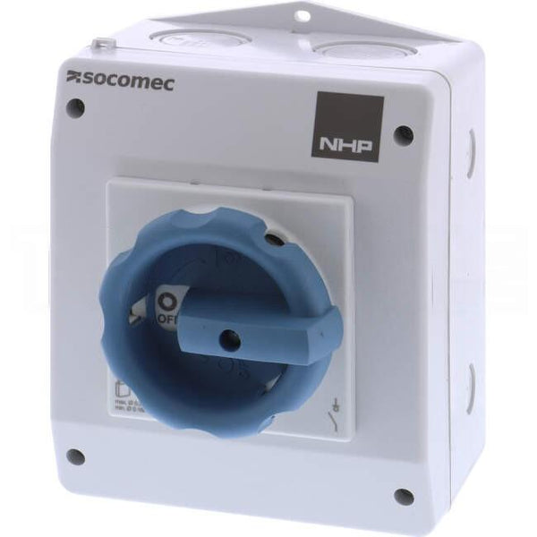 NHP 100 Amp 3 Pole DC IP65 Enclosed Isolator Switch – All LED Direct