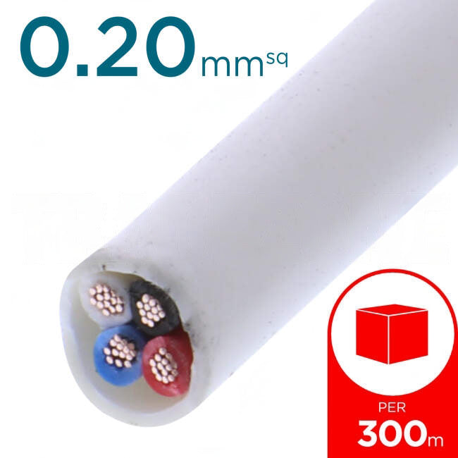 Garland 14/0.20 mm 4 Core Security Cable 300 Metre Pull Box – All LED Direct