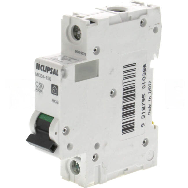 Clipsal 50 Amp Miniature Circuit Breaker MCB C Curve 1 Pole 4.5kA – All ...