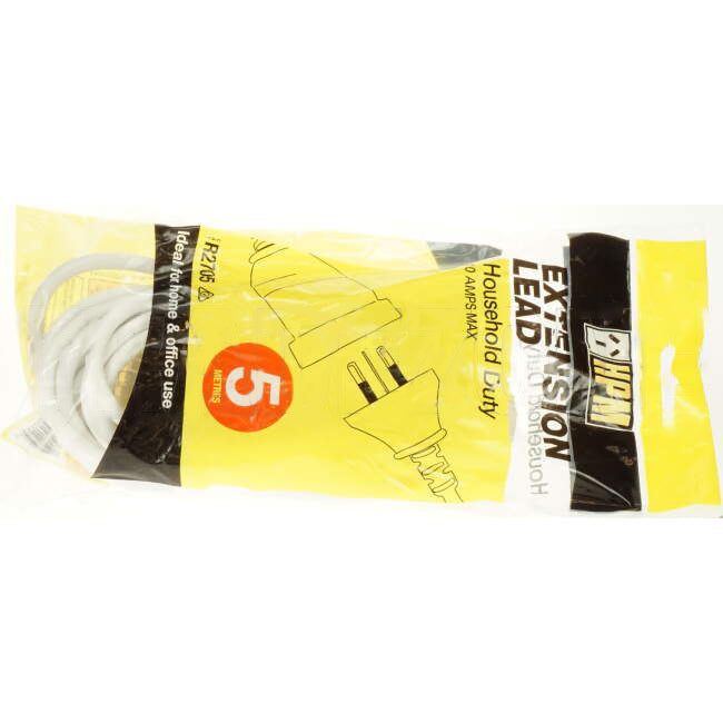 HPM 10 Amp 5 Metre Extension Lead White – All LED Direct